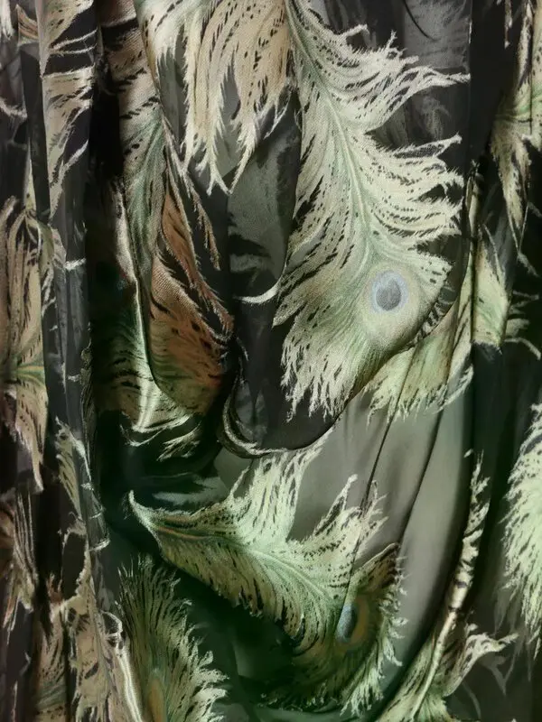 Zimmermann Ascent Burnout Peacock-print Top