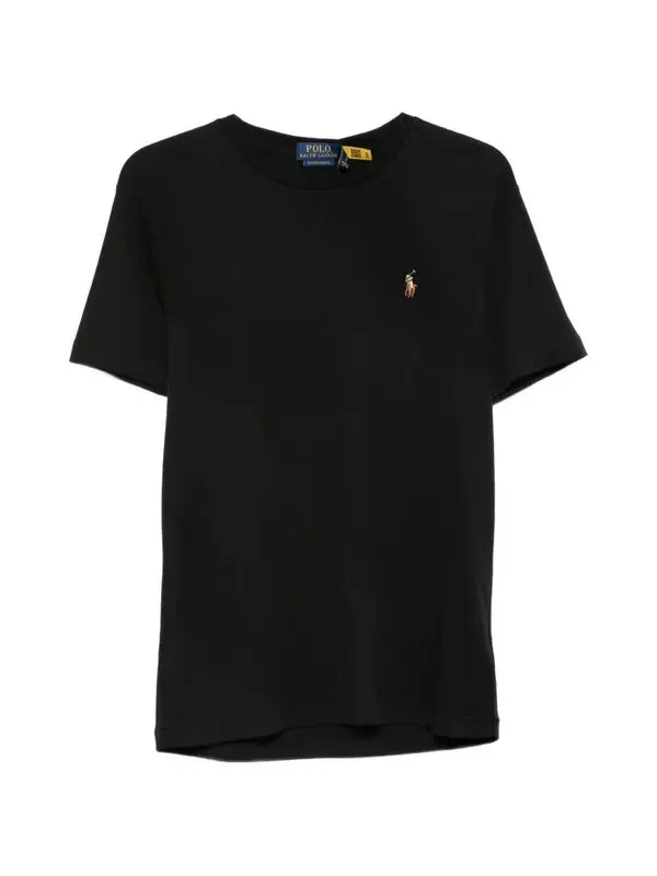 Polo Ralph Lauren Pony-embroidered T-shirt - Black