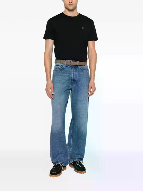Polo Ralph Lauren Pony-embroidered T-shirt - Black