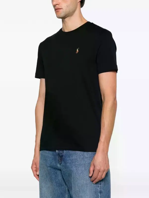 Polo Ralph Lauren Pony-embroidered T-shirt - Black