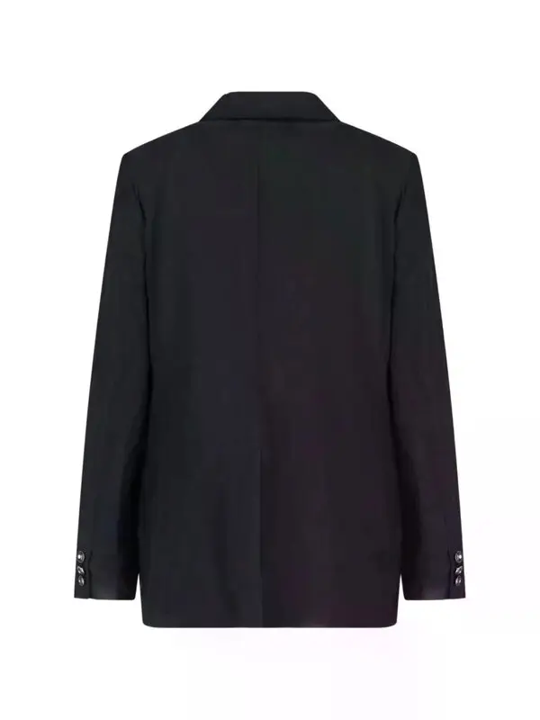 Comme Des Garçons Layered Notched-lapel Blazer