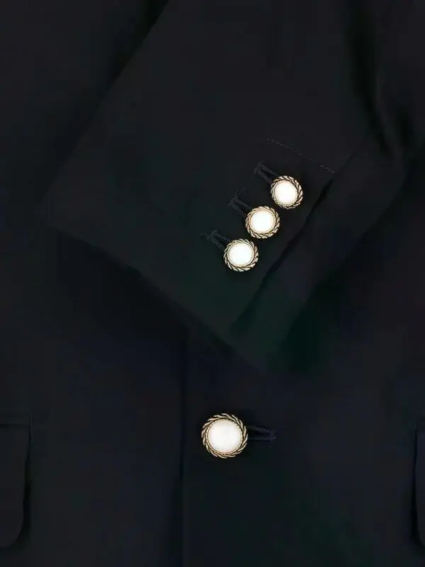 Comme Des Garçons Pearl-embellished Blazer