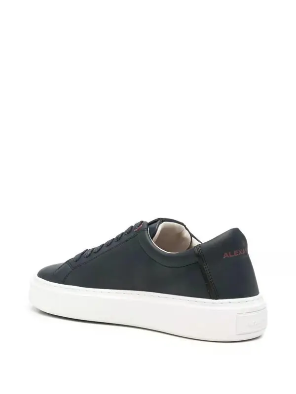 ALEXANDER SMITH Logo-embossed Leather Sneakers
