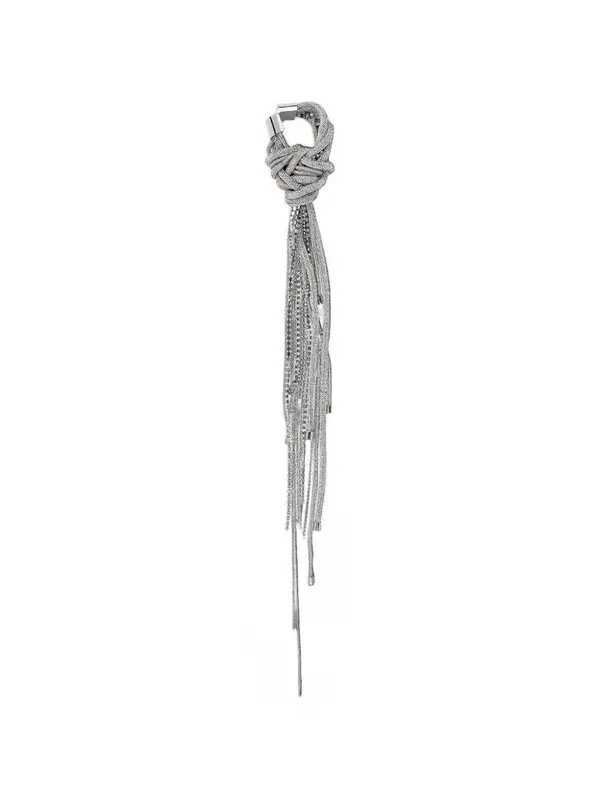 AREA Crystal-embellished Knotted Chain Bracelet