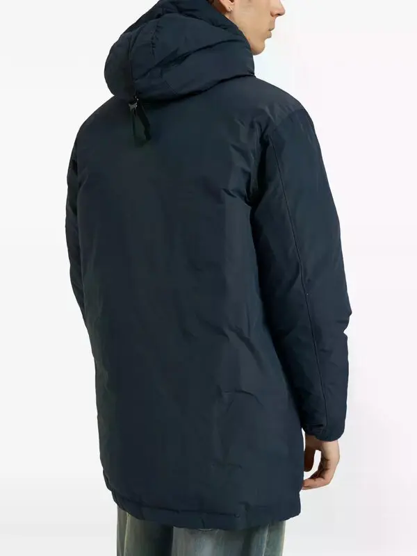 Stone Island Compass Patch Hooded Coat
