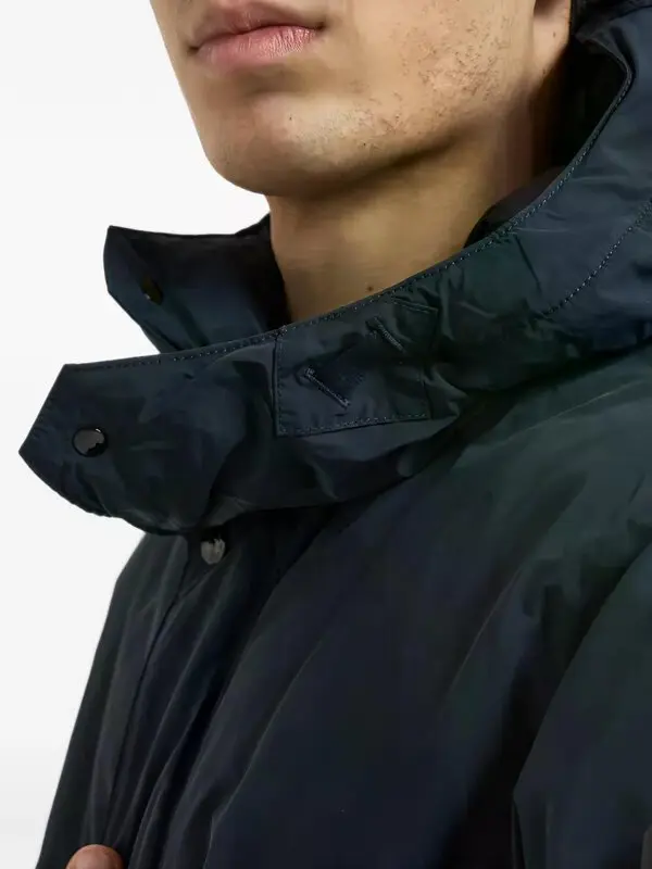Stone Island Compass Patch Hooded Coat