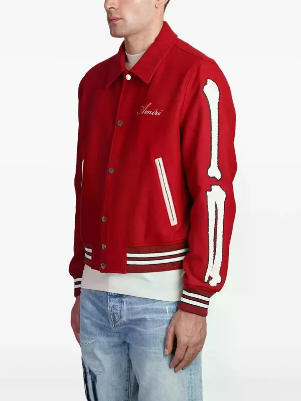Amiri Logo-at-chest Bomber Jacket