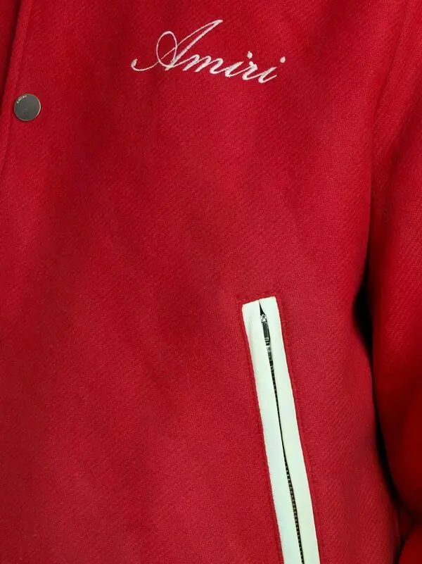 Amiri Logo-at-chest Bomber Jacket