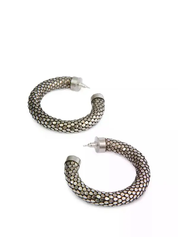 Isabel Marant Étoile Gaia Mesh-effect Hoop Earrings