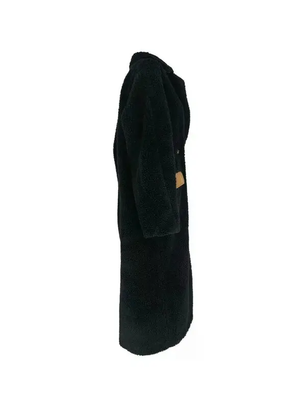 GANNI Double-breasted Teddy Coat