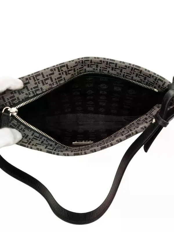 Loewe 2000-2026 Printed Canvas Hobo Bag - Grey