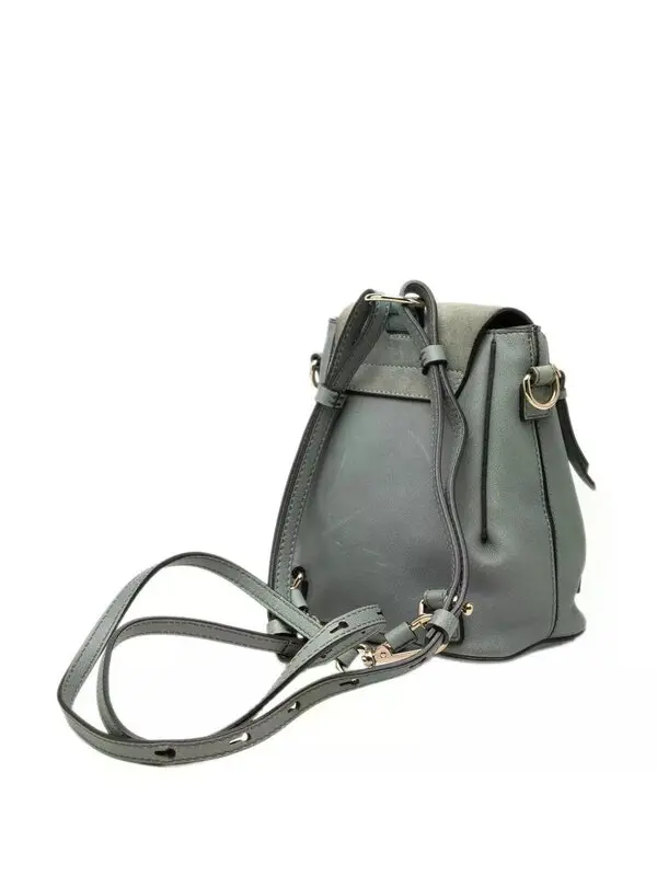 Chloé 2002-2026 Mini Calfskin And Suede Faye Backpack