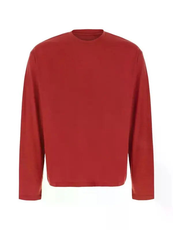 TONYWACK Crew-neck Long-sleeve Sweater - Red
