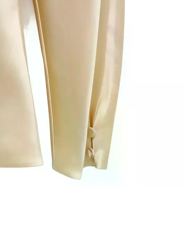 Khaite Harlow Asymmetric-hem Satin Blouse