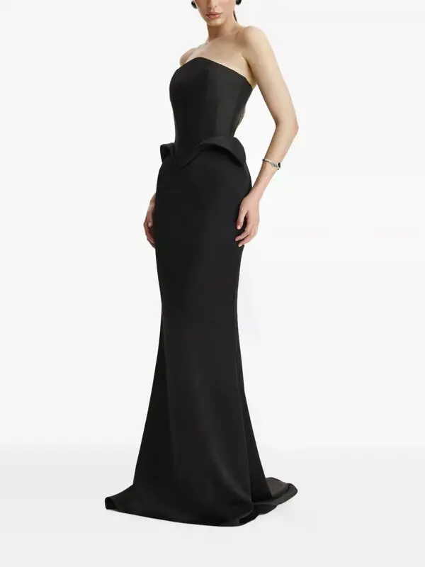BENEDETTO Asymmetric-corset And Maxi-skirt Set