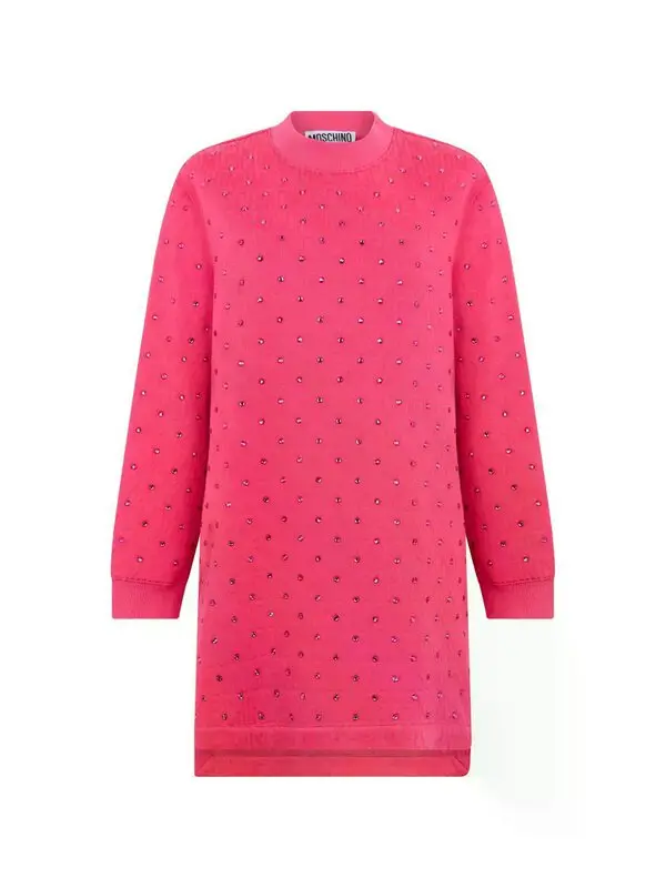 Moschino Crystal-embellished Mini Dress