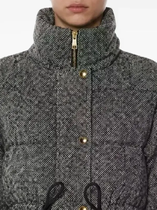 Moncler Tweed-effect Padded Jacket