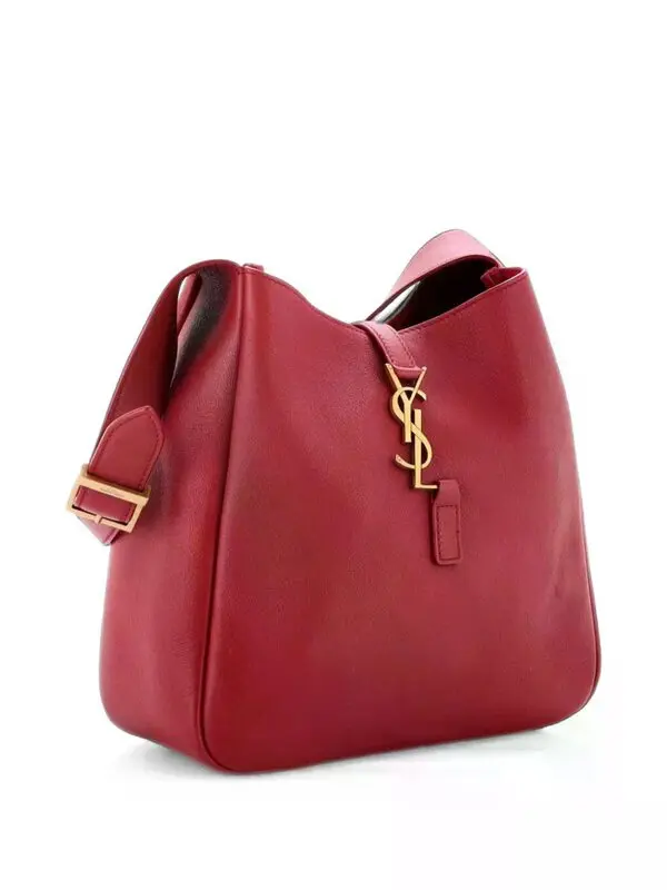 Saint Laurent Le 5 A 7 Supple Leather Small Hobo Bag