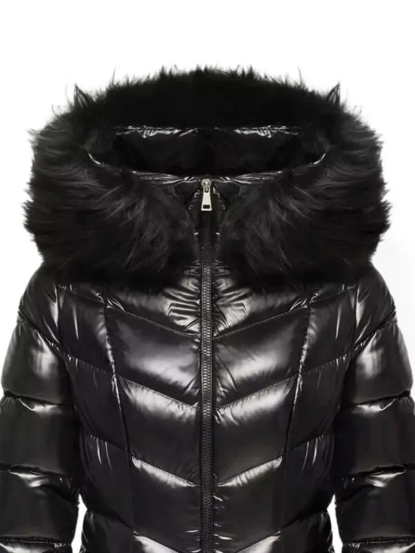 Moncler Fulmarusse Faux-fur Trim Coat