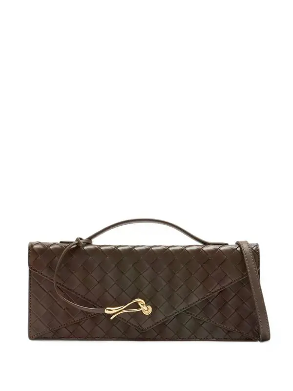Jw Pei Celeste Woven Clutch Bag - Brown