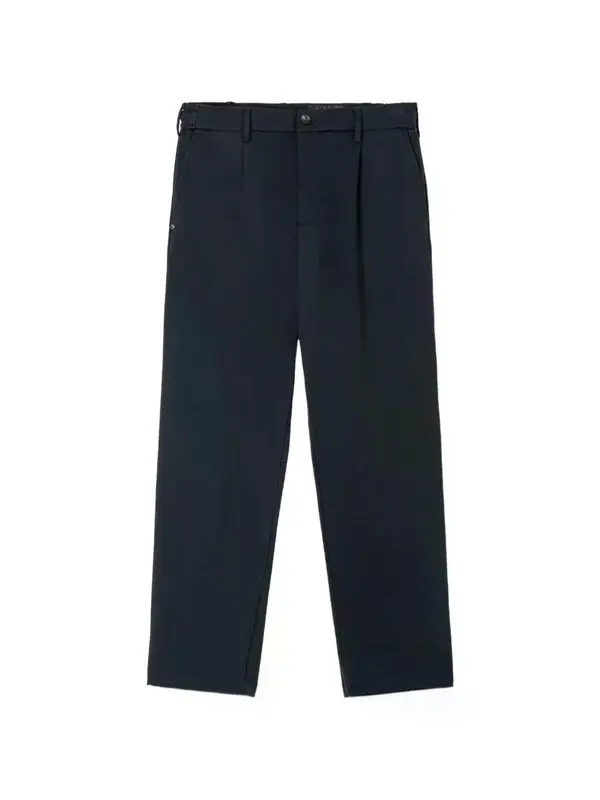 WHITE SAND Luke Pleated Jersey Trousers