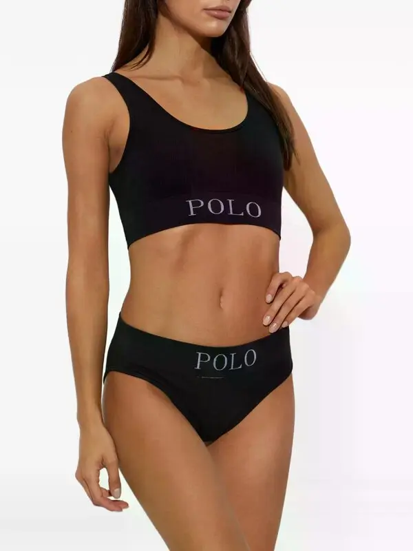 Polo Ralph Lauren Logo-print Ribbed Bra