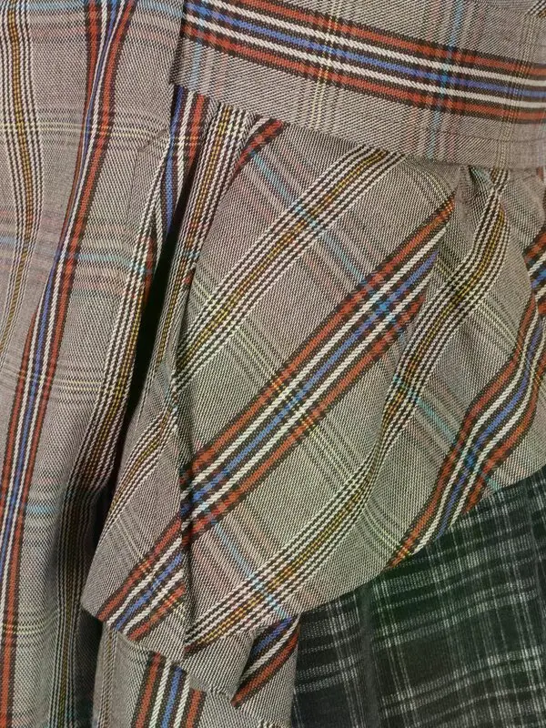 VIVIENNE WESTWOOD Check-print Layered Skirt