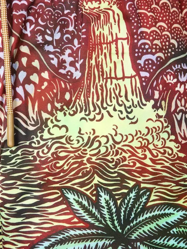 VLISCO DIALOGUES Landscape-print Swim Shorts