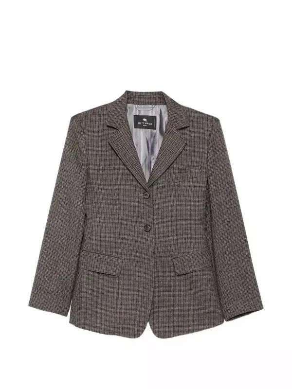 Etro Patterned Single-breasted Jacket