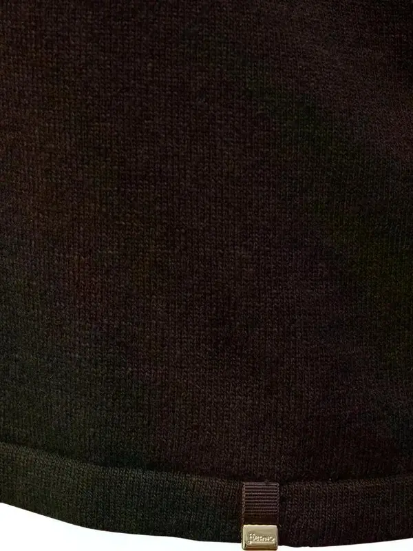 Herno Fringe-trim Crew-neck Jumper