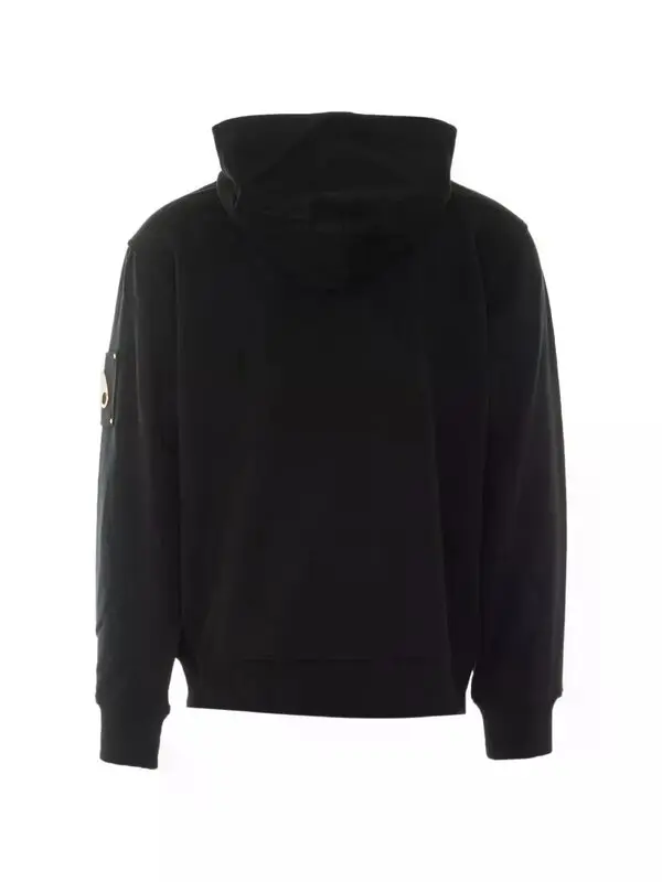 Moose Knuckles Logo-plaque Zip-up Hoodie