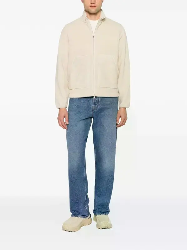 Moncler Logo-patch Cardigan - Neutrals