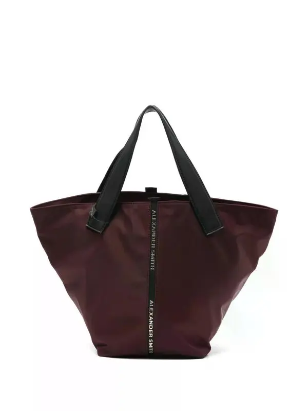 ALEXANDER SMITH Medium Lauren Tote Bag - Red