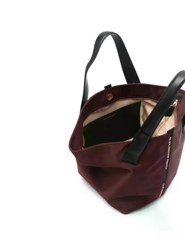 ALEXANDER SMITH Medium Lauren Tote Bag - Red