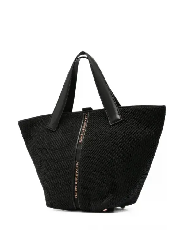 ALEXANDER SMITH Medium Lauren Logo-embellishment Tote Bag