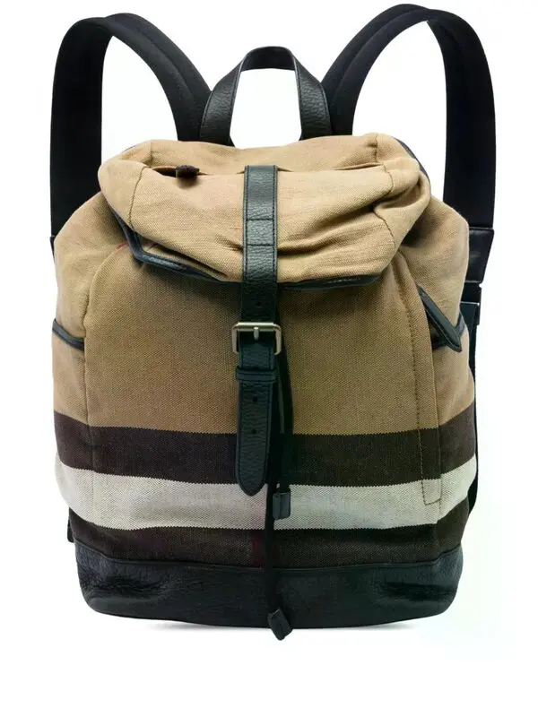 Burberry 2000-2017 Mega Check Canvas Drifton Backpack