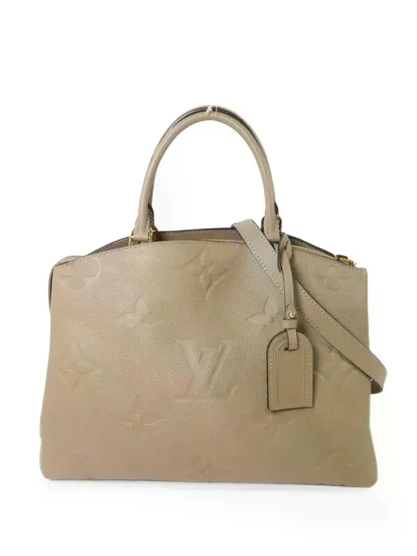 LOUIS VUITTON Mm Monogram Empreinte Grand Palais Tote Bag - Neutrals