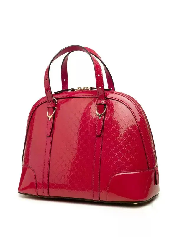 Gucci 2016-2026 Small Microguccissima Patent Nice Dome Satchel