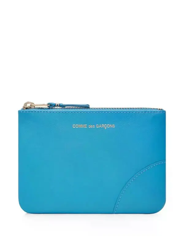 Comme Des Garçons Logo-lettering Zip-top Wallet