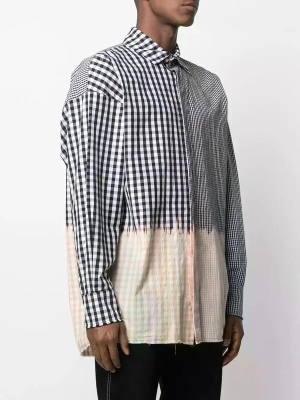 Palm Angels Check-pattern Long-sleeve Shirt