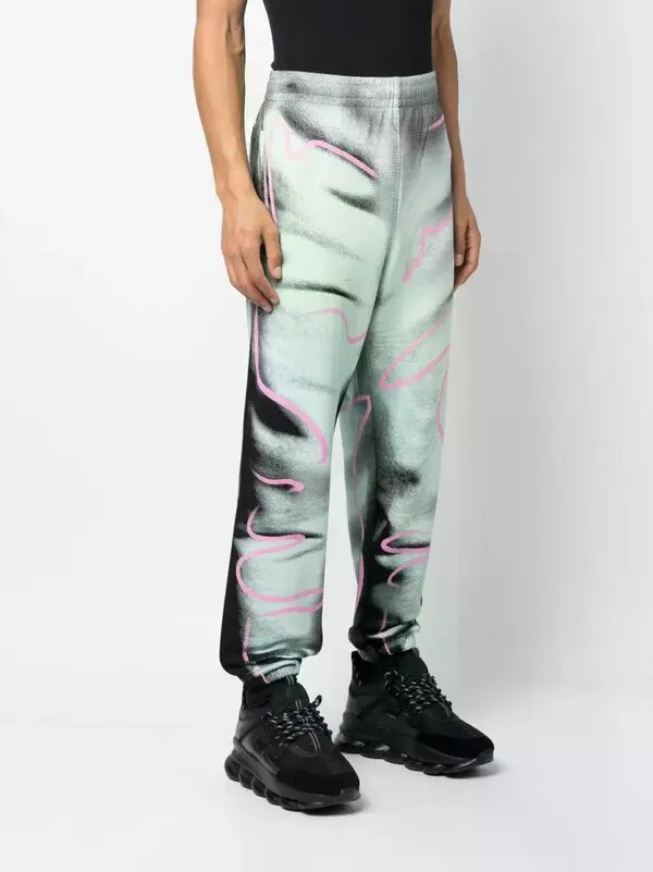 Moschino Shadows & Squiggles-print Track Pants