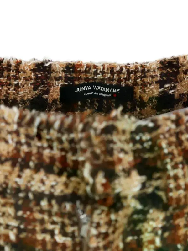 JUNYA WATANABE COMME DES GARCONS Plaid Boucle Trousers