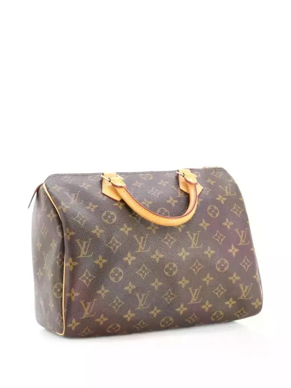 LOUIS VUITTON Speedy Handbag Monogram Canvas 30 Satchel