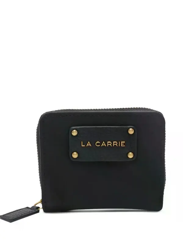 LA CARRIE Logo-plaque Zip-around Wallet