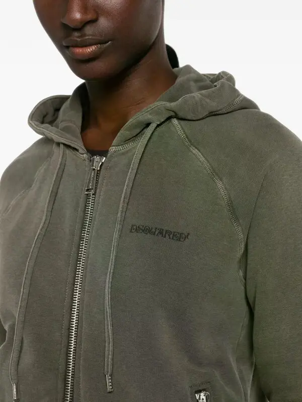 Dsquared2 2000s Zip-up Hoodie