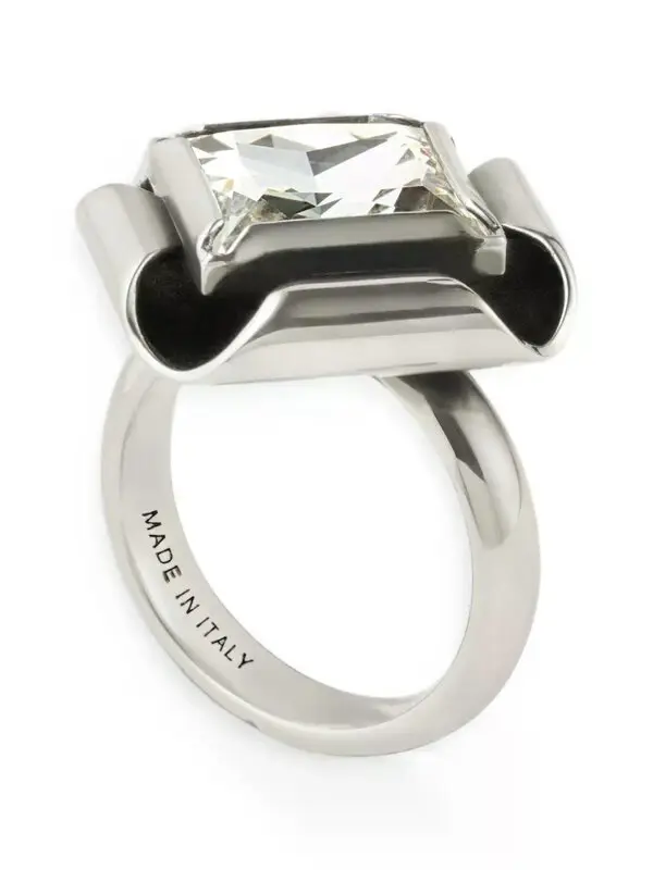 Givenchy Deconstructed Crystals Ring In Metal And Crystals