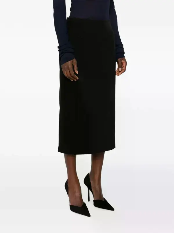 Dries Van Noten 1990s V-waist Pencil Skirt