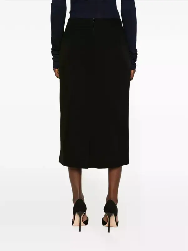 Dries Van Noten 1990s V-waist Pencil Skirt