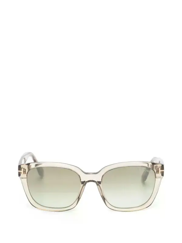 TOM FORD T-logo Square-frame Sunglasses