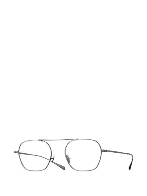 EYEVAN7285 Stripes Geometric-frame Glasses